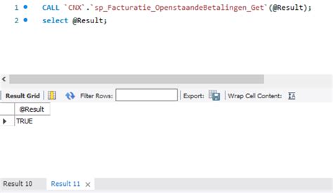 Php Stored Procedure Would Like To Read Output Parameter And Select