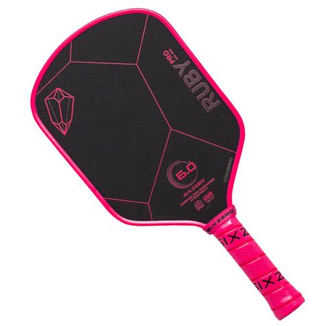 Six Zero Ruby Pro 14mm Aramid Fiber Pickleball Paddle