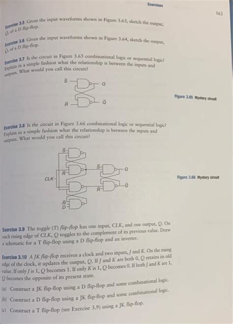 Solved Ers 163 Danse 35 Given The Input Waveforms Shown In