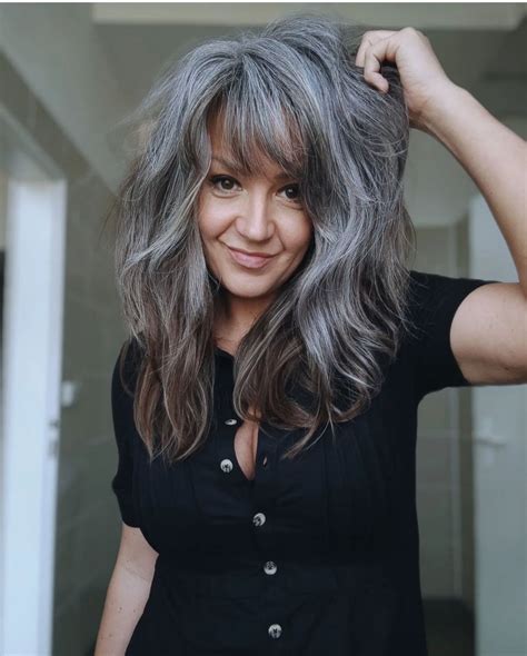 Pin By Robyne Kelly On Hair Grey Hair Transformation Grey Hair