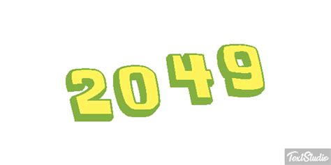 2049 Number Animated  Logo Designs