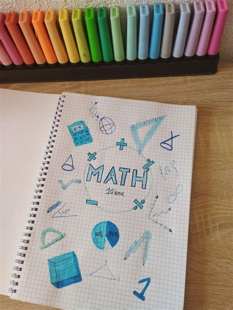 Page De Garde Mathématiques Deckblatt Schule Deckblatt Schule