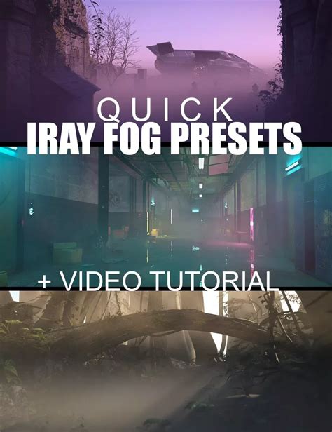Quick Iray Fog Presets And Video Tutorial ⋆ Freebies Daz 3d