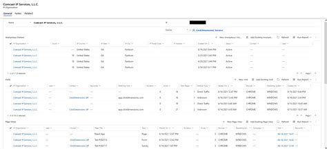 Web Analytics Entities Click Support
