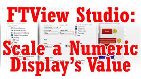 View Studio Scaling A Value In A Numeric Display M E The Automation Blog