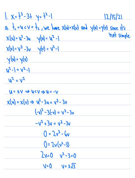 simple curve and horizontal and vertical tangent lines final exam