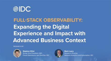 Idc White Paper Full Stack Observability Cisco Epluscisco Eplus
