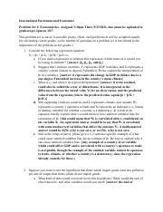 Ps Econometrics Solutions Pdf International Environmental Economics Problem Set