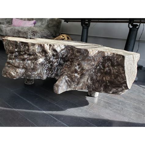Wick Design Rustic Tree Trunk Coffee Table Wick Design