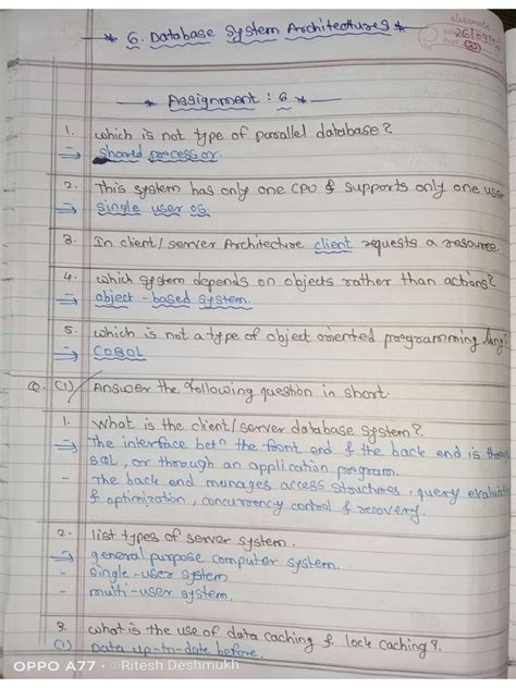 Dbms Assignment 6 Pdf