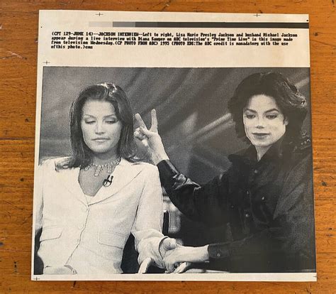 Michael Jackson And Lisa Marie Presley Interview With Diane Sawyer