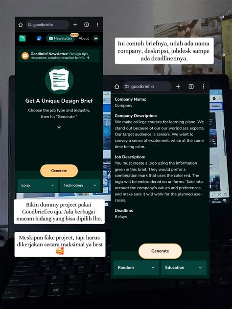 Cara Mudah Bikin Dummy Project Galeri Diposting Oleh Sevi Remote Workerfreelancer Lemon8
