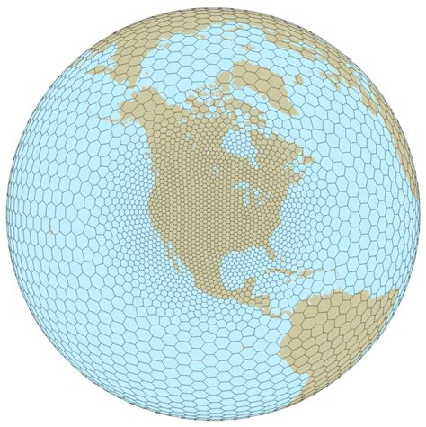Example Of A Voronoi Mesh Used For The Mpas Model Which Allows For Download Scientific Diagram