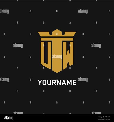 Initial Utw Stock Vector Images Alamy
