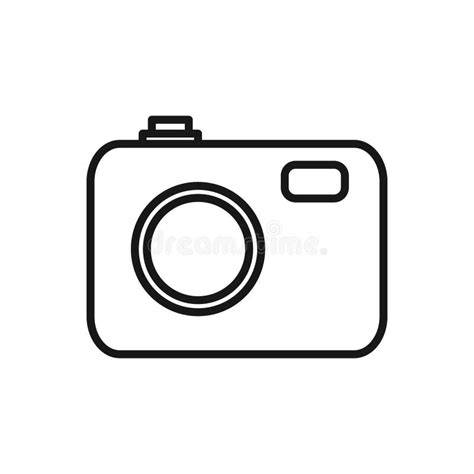 Editable Icon Of Camera Vector Illustration Isolated On White Background Using For