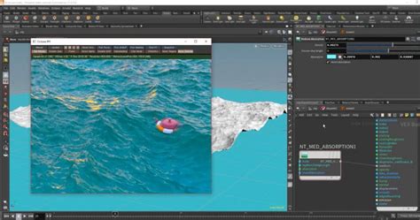 create an ocean with houdini and octane