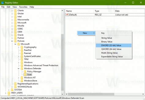 Enable Scan Archive Files With Windows Defender In Windows