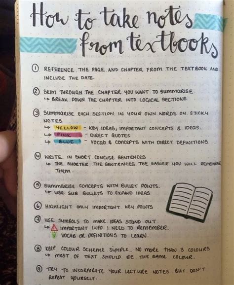 How To Take Notes From Textbooks Textbook Study Tips College Life Hacks For Babe