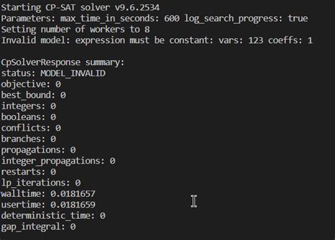 Or Tools Why Does The Addreservoirconstraintwithactive Return Model Invalid Stack Overflow