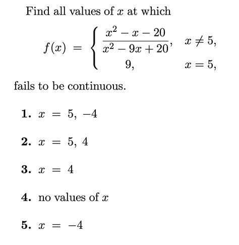 solved find all values of x ﻿at