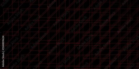 Dark Orange Vector Pattern With Lines Gradient Illustration With Straight Lines In Abstract