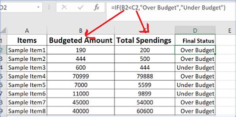 How To Use Simple IF Function In Excel