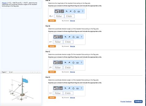 Solved If F B 590 N And F C 700 N Determine The