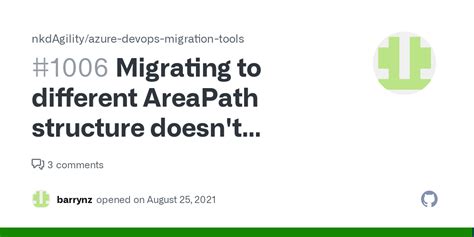Migrating To Different Areapath Structure Doesnt Resolve Correctly In