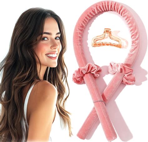 Heatless Curling Set Silk Curls Rod Headband No Heat Rollers To Sleep In Overnight