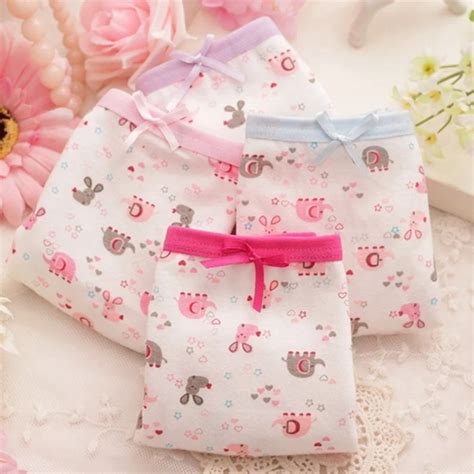 개 몫 면 팬티 면 만화 어린이 속옷 아이 팬티 Girls 속옷 여성 팬티 AliExpress