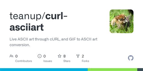 Github Teanupcurl Asciiart Live Ascii Art Through Curl And  To