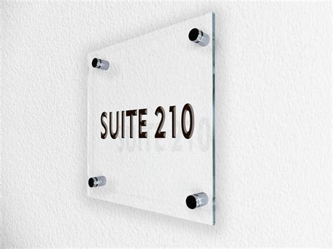 Custom Suite Number Sign Hotel Room Door Signs Front Door Numbers Customizable Information