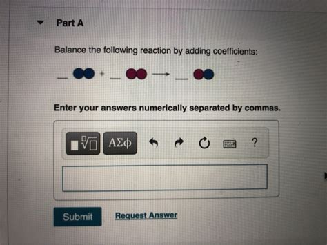 solved part a balance the following reaction by adding