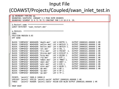 Ppt Wave Current Interaction Wec In The Coawst Modeling System