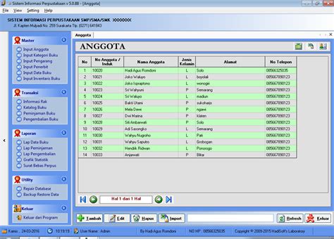 aplikasi perpustakaan versi 5 programing software ebook tutorial