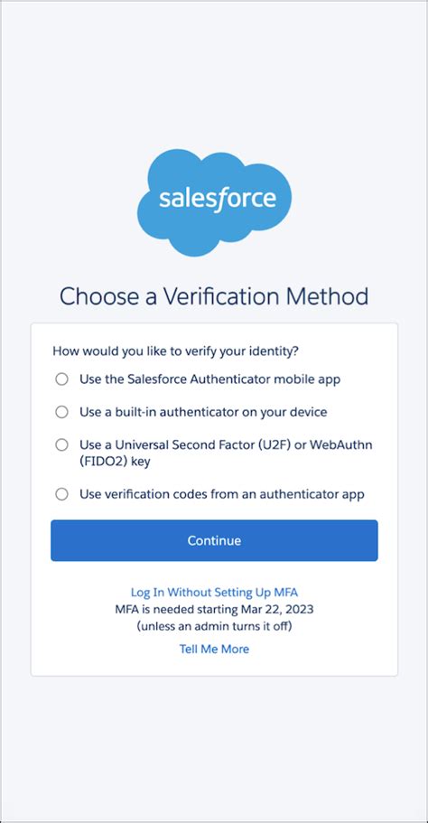 register for multi factor authentication or get a little more time if you need it