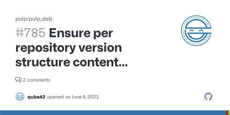 ensure per repository version structure content integrity · issue 785