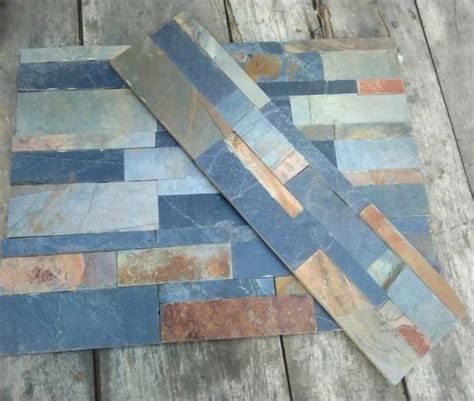 Dark Multicolor Stone Wall Cladding Tile At Rs 65sq Ft Stone Wall Cladding In Alwar Id