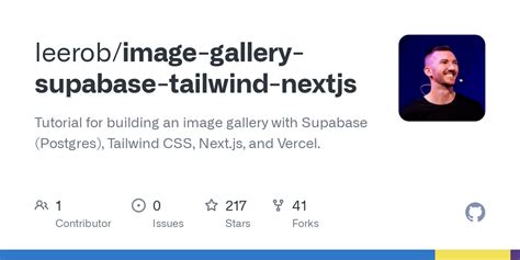 Github Leerobimage Gallery Supabase Tailwind Nextjs Tutorial For