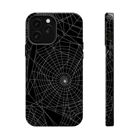 Spider Web Custom Magsafe Phone Case Halloween Iphone 14 13 12 Pro Max Mini Plus Case Spooky