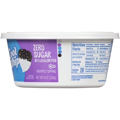 Cool Whip Ingredients Sugar Free