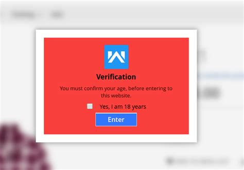 Age Verification Magento 2 Extension Age Restriction Pop Up