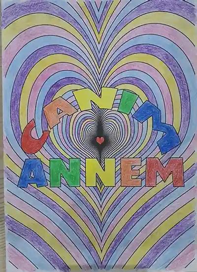 Anneler G N In Kalpli Desen Boyama Mbsunu Com