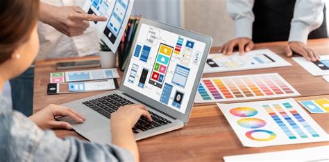 Premium Photo Creative Frontend Developer Brainstorming Ui Design