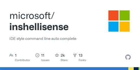 Github Microsoftinshellisense Ide Style Command Line Auto Complete