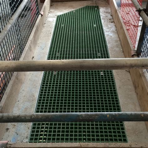 Grp Service Riser Grating Used For Riser Shafts Grp Safety