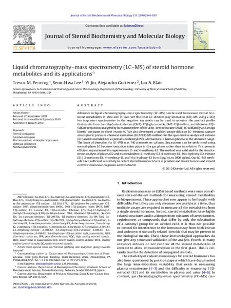 Pdf Liquid Chromatographymass Spectrometry Lcms A Powerful