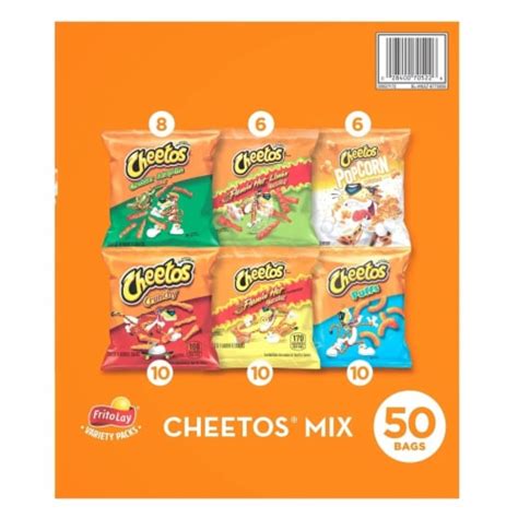 Cheetos Mix Variety Pack Chips 50 Count 1 Unit Frys Food Stores