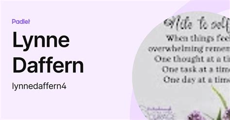 Lynne Daffern Lynnedaffern4 Profile Padlet