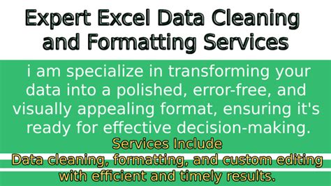 Expert Excel Data Cleaning And Formatting Services By Mohsanraza87 Fiverr